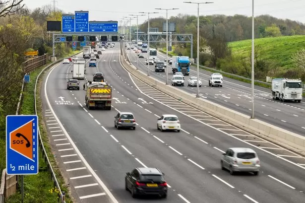 M25 traffic map shows huge diversion route as motorway closed for days ...